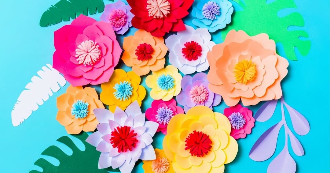 Easy to make DIY Paper Flowers | SchoolMyKids