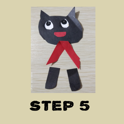 How to Make a Bouncy Paper Cat- DIY Paper Cat - SchoolMyKids