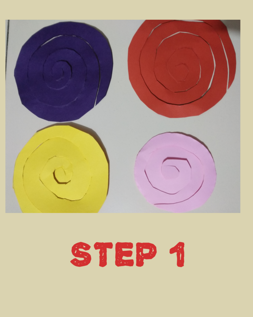 How to make Rolled Paper Roses - DIY Rolled Paper Flowers - SchoolMyKids