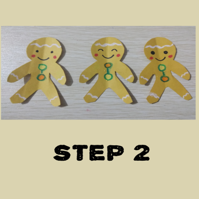 Pop up Gingerbread Man Card - DIY 3d Pop up Cards - SchoolMyKids