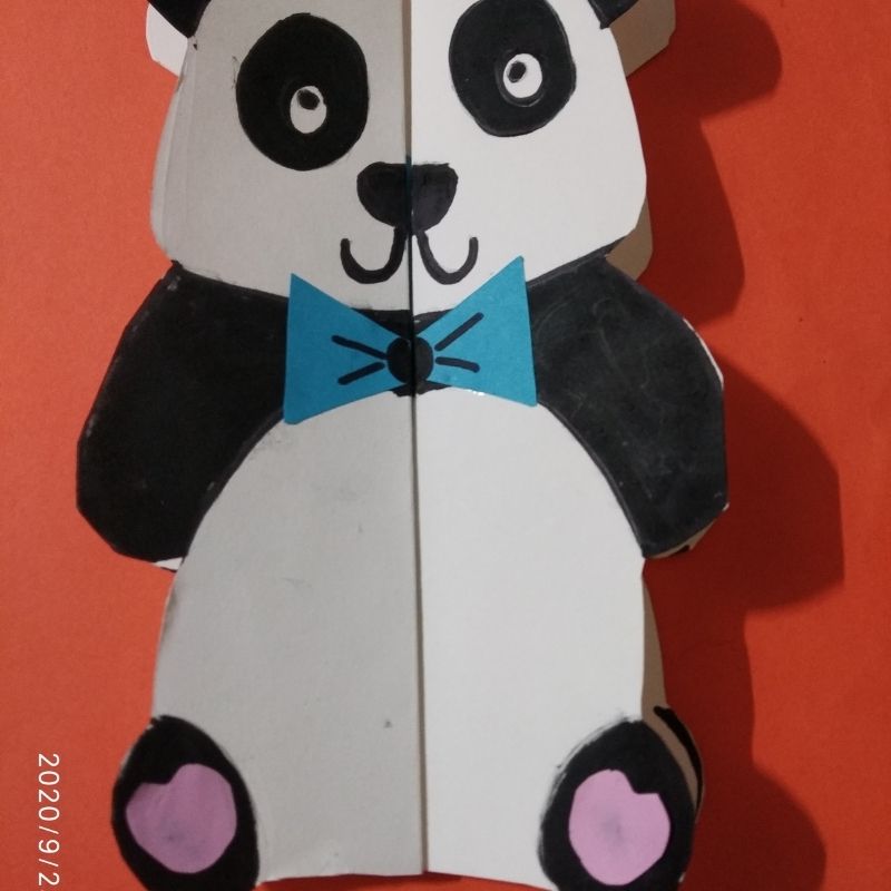 Handmade Panda Greeting Card - SchoolMyKids