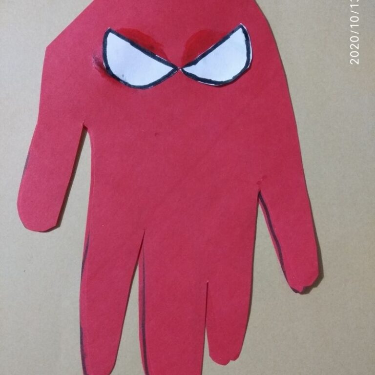 Superhero Handprint Card- Superhero Crafts - SchoolMyKids