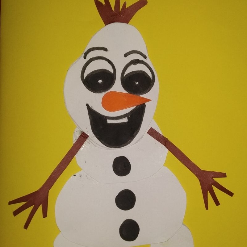 Frozen Olaf Corner Bookmark - SchoolMyKids