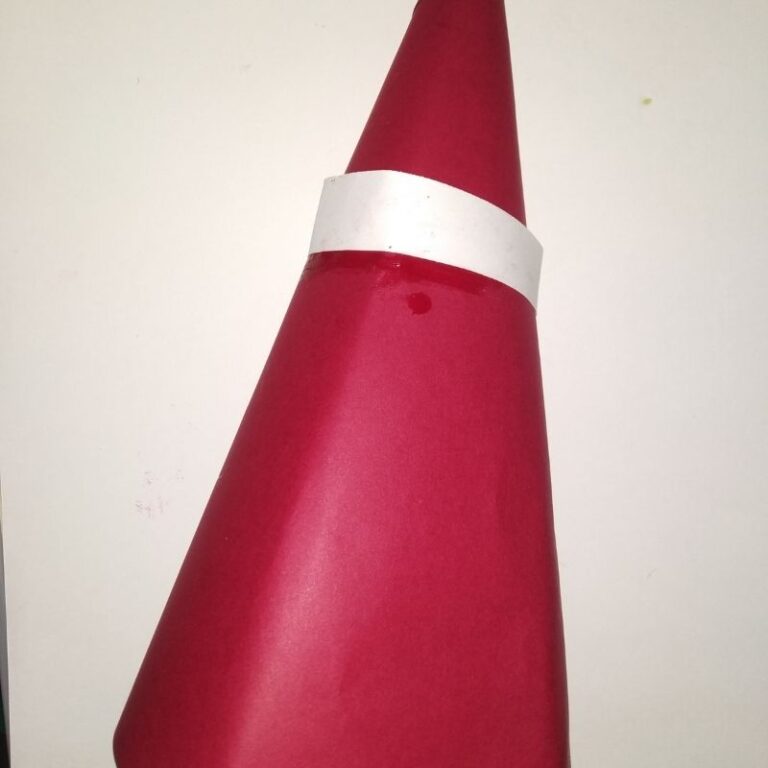 Origami Santa Cone Hat - Christmas Fun Crafts for Kids - SchoolMyKids
