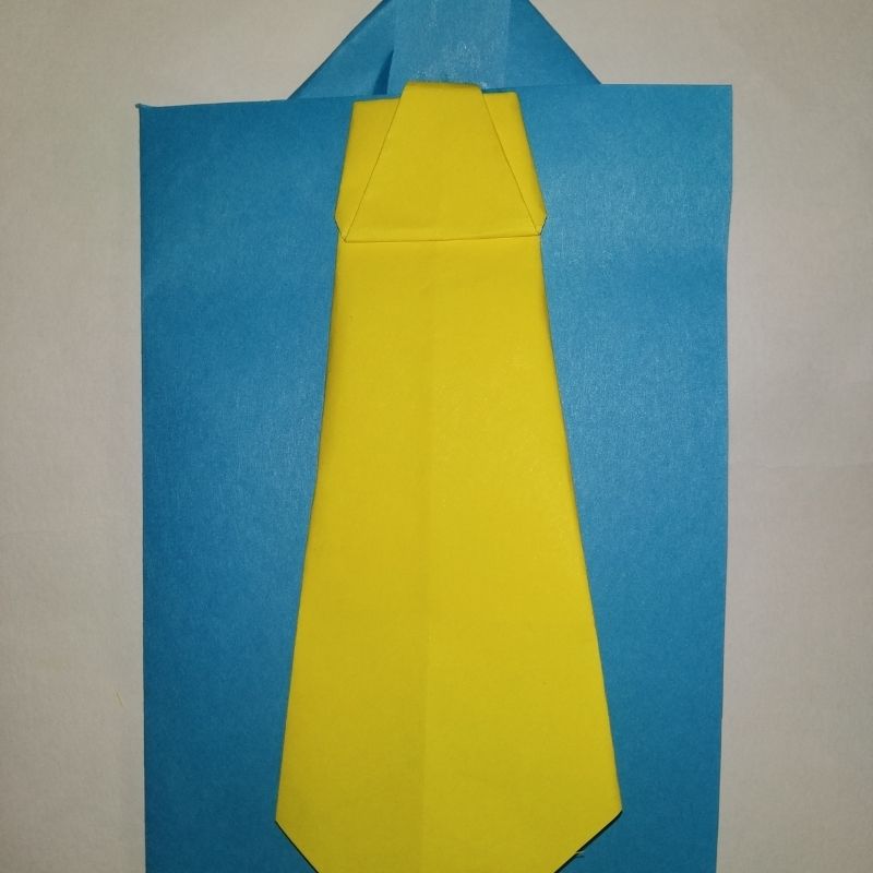 DIY Tie and Shirt Greeting Card - SchoolMyKids