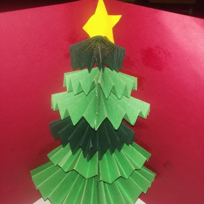 DIY Christmas Pop Up Card - SchoolMyKids