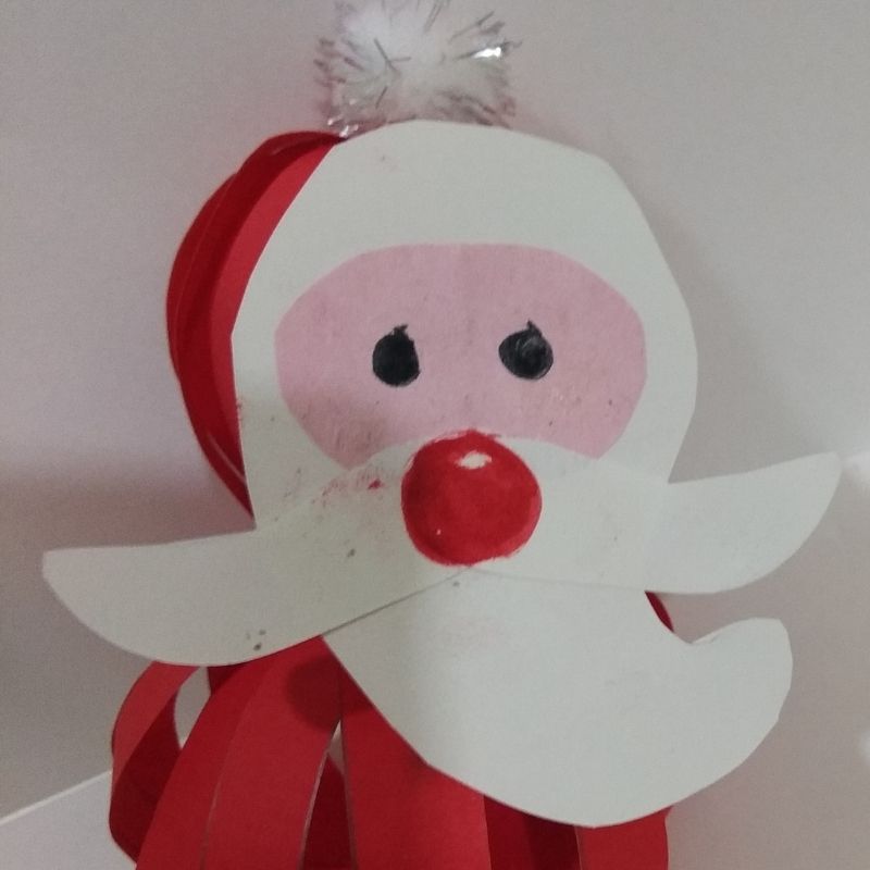 How to Make Paper Santa - Santa Crafts for Kids - SchoolMyKids
