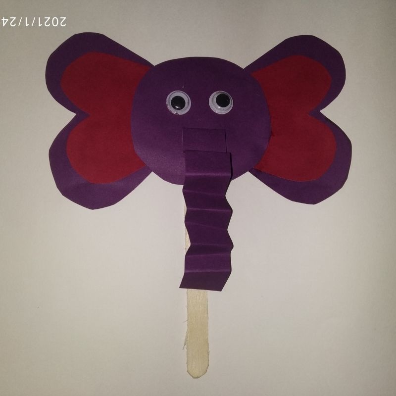 Valentines Day Elephant Craft for Kids - Heart Elephant Paper Craft ...