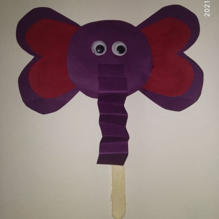 Valentines Day Elephant Craft for Kids - Heart Elephant Paper Craft ...