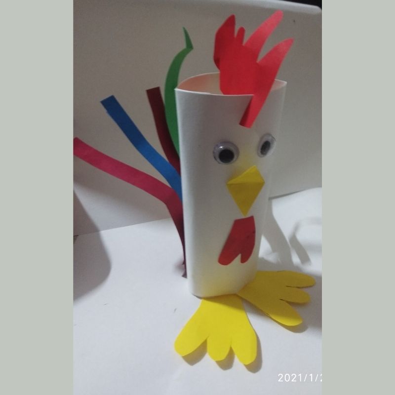 How to Make Origami Rooster Craft - SchoolMyKids