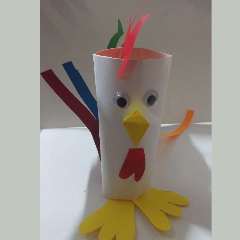 How to Make Origami Rooster Craft - SchoolMyKids