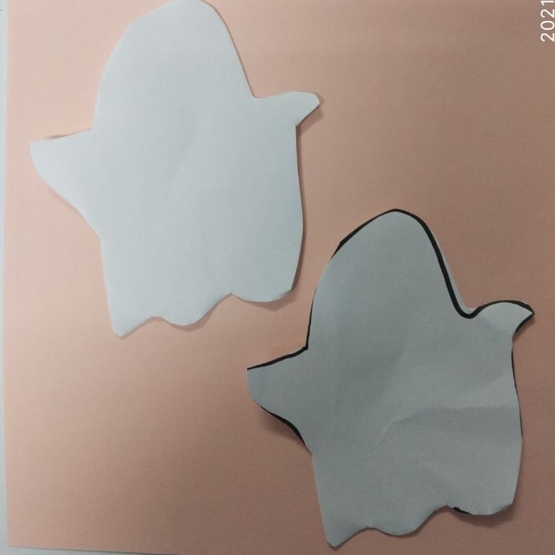 Ghost Paper Finger Puppet - Easy Crafts for Kids - SchoolMyKids