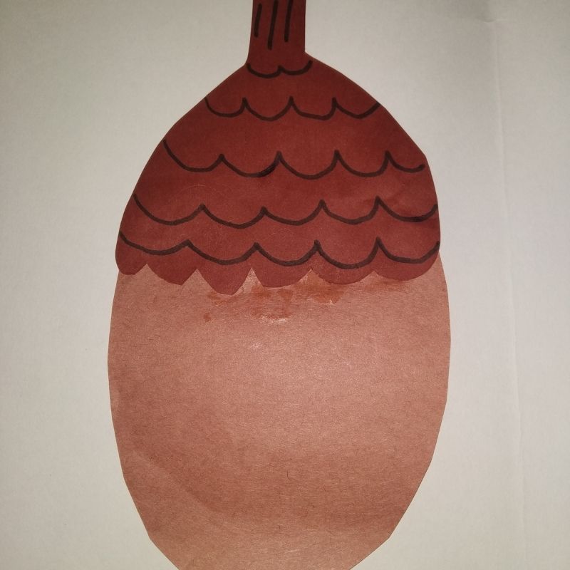 Acorn Paper Craft for Kids - SchoolMyKids