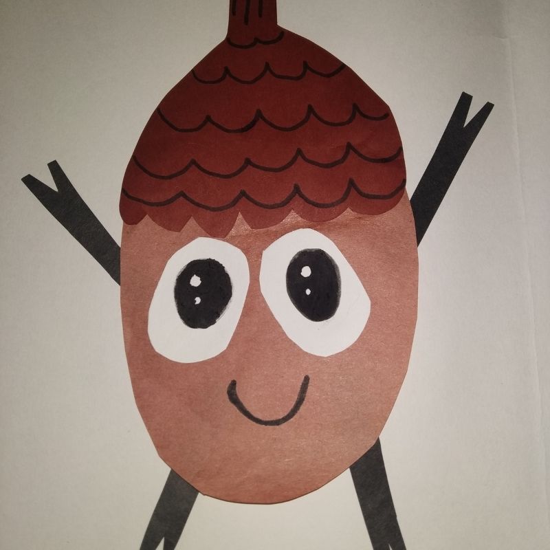 Acorn Paper Craft for Kids - SchoolMyKids