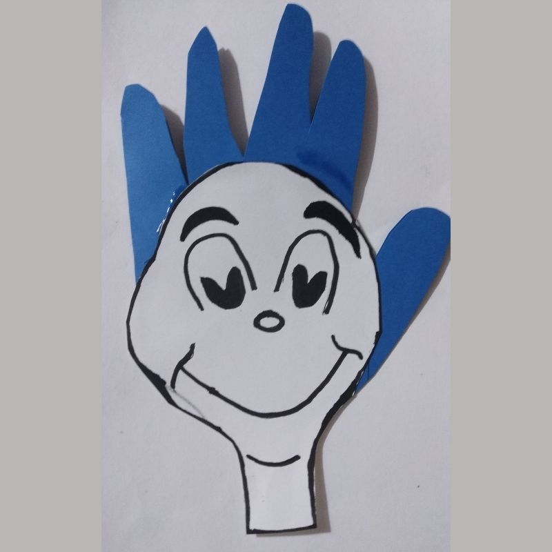 DIY Easy High Five Card for Kids - SchoolMyKids