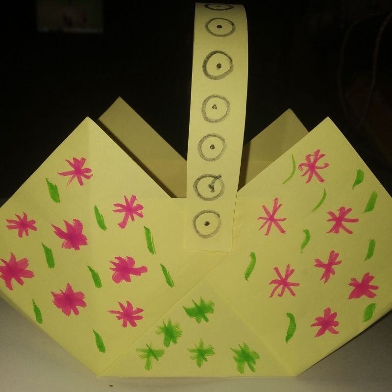 How to Make DIY Paper Basket - SchoolMyKids