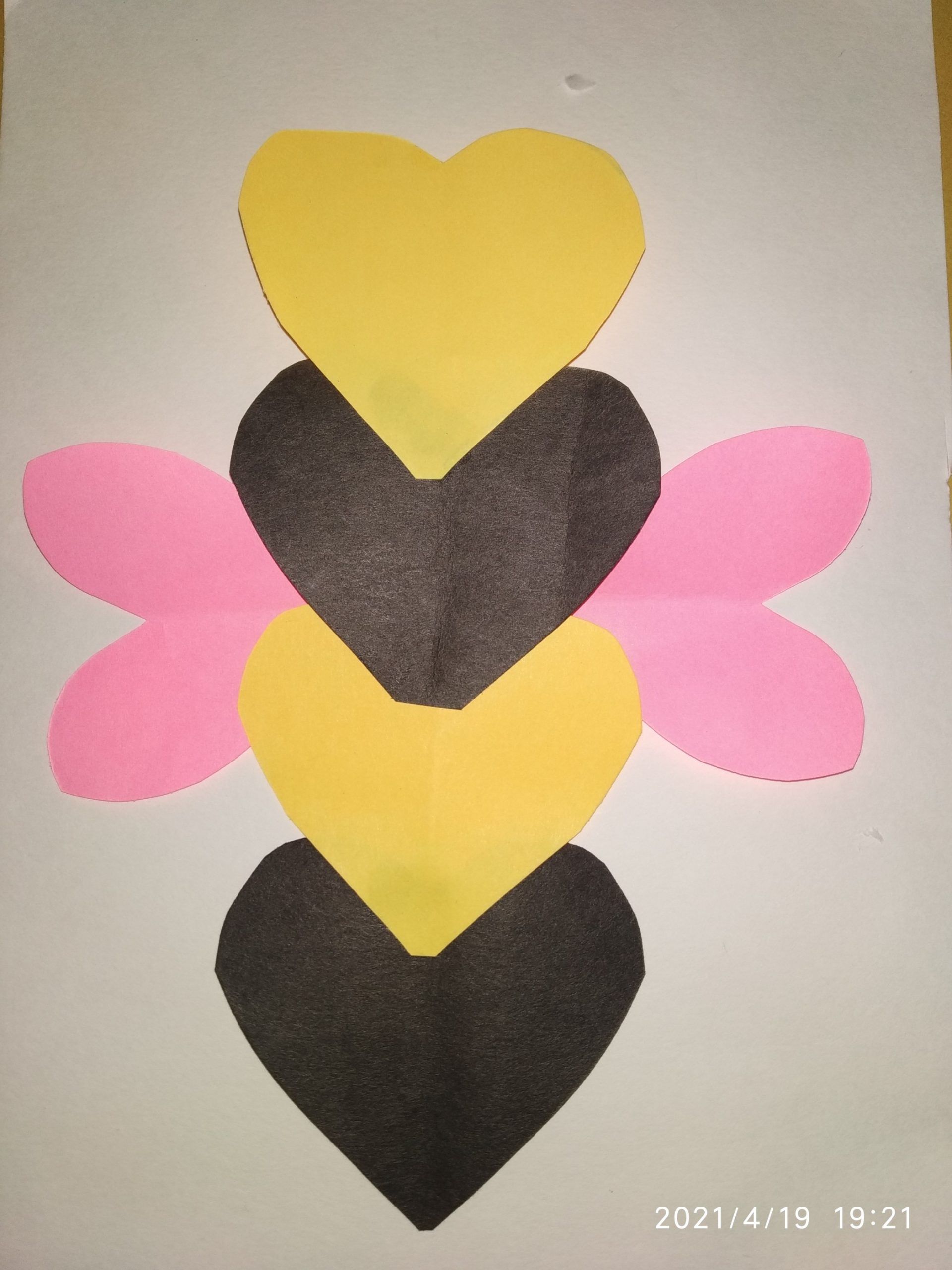 3D Honey Bee Paper Craft for kids - SchoolMyKids