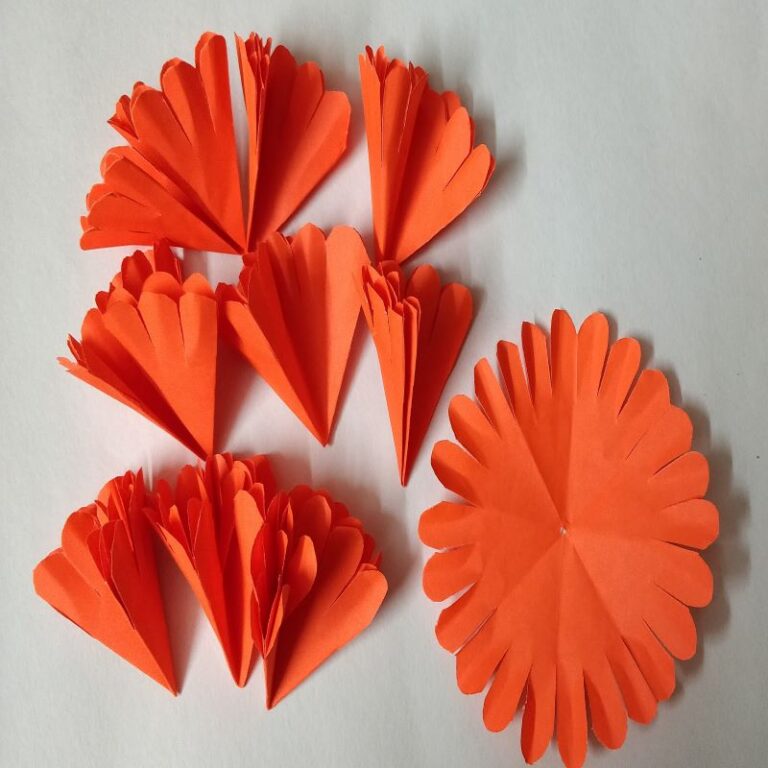 Easy 3D Paper Flowers | SchoolMyKids