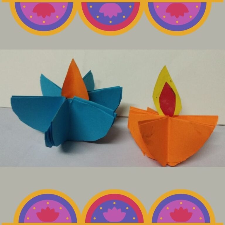 How to Make Paper Diya in 10 Minutes – Easy Diwali Decoration Ideas ...