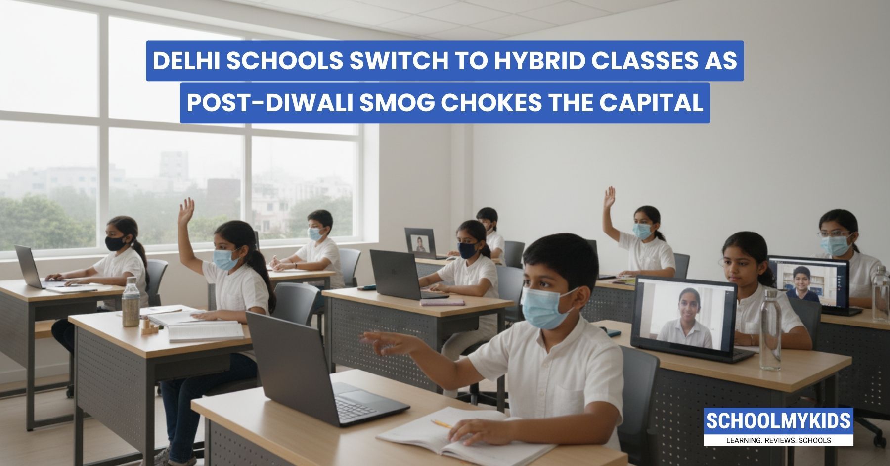 Delhi Schools Switch to Hybrid Classes as Post-Diwali Smog Chokes the ...