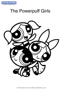 Cartoon Powerpuff Girls - Powerpuff Girls Coloring Pages worksheet for ...