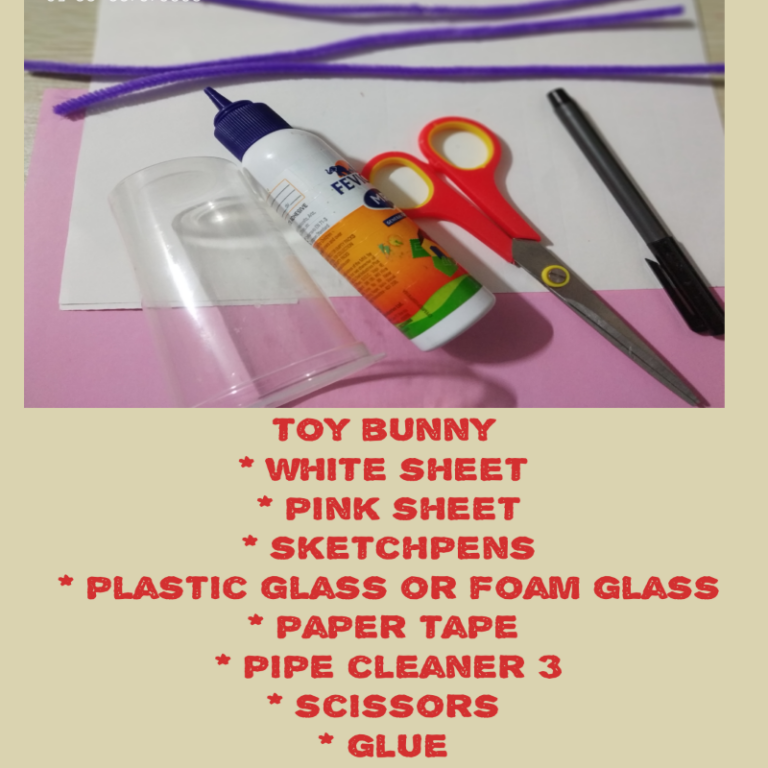 Make your own Homemade Bunny Toy- DIY Bunny Toy | SchoolMyKids