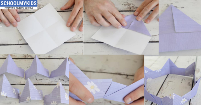 Easy Origami Modular Crown | SchoolMyKids