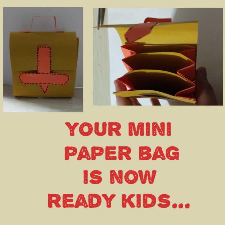 How to Make a Mini Paper Bag – DIY Gift Bags | SchoolMyKids
