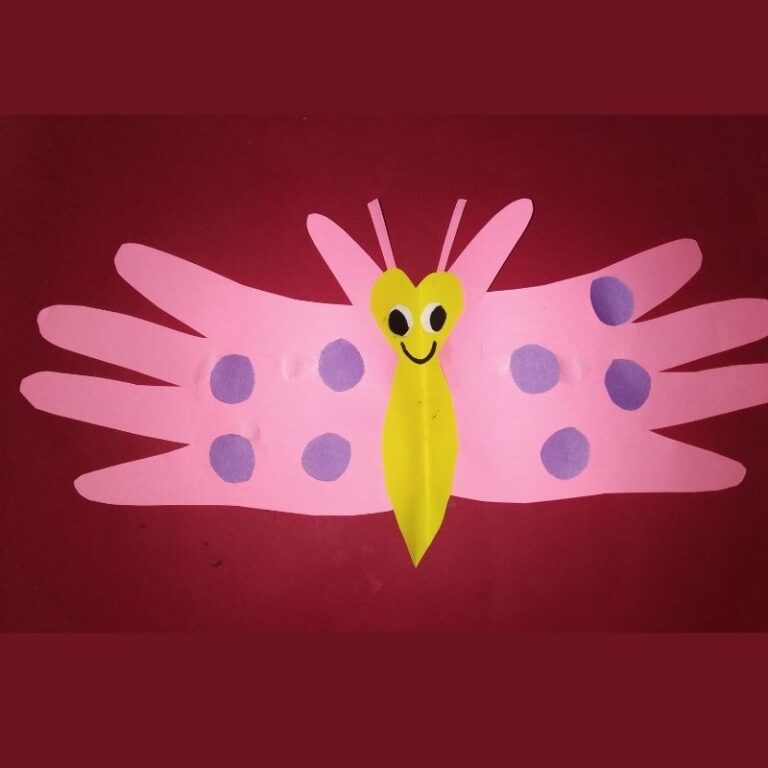 Butterfly Handprint Card | SchoolMyKids