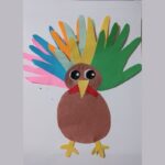 Paper Handprint Bird Crafts | SchoolMyKids