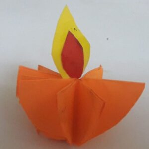 How to Make Paper Diya in 10 Minutes – Easy Diwali Decoration Ideas ...