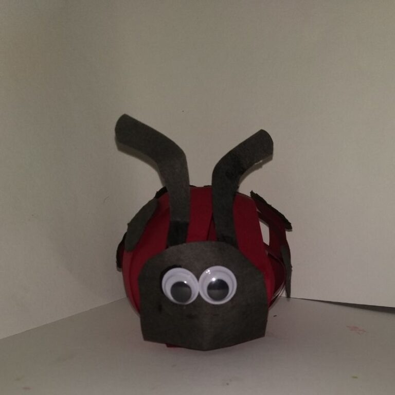 3D Paper Ladybug Craft for Kids | SchoolMyKids