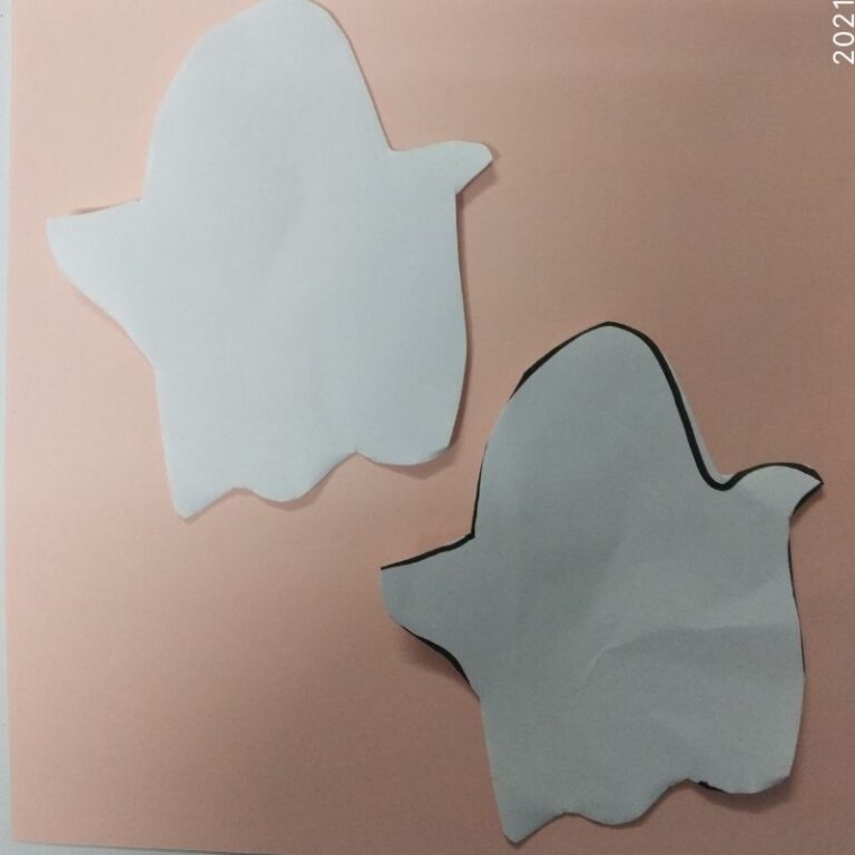 Ghost Paper Finger Puppet – Easy Crafts for Kids | SchoolMyKids