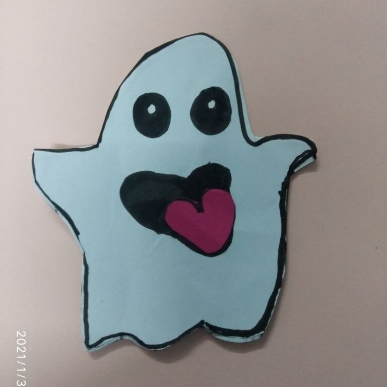 Ghost Paper Finger Puppet – Easy Crafts for Kids | SchoolMyKids