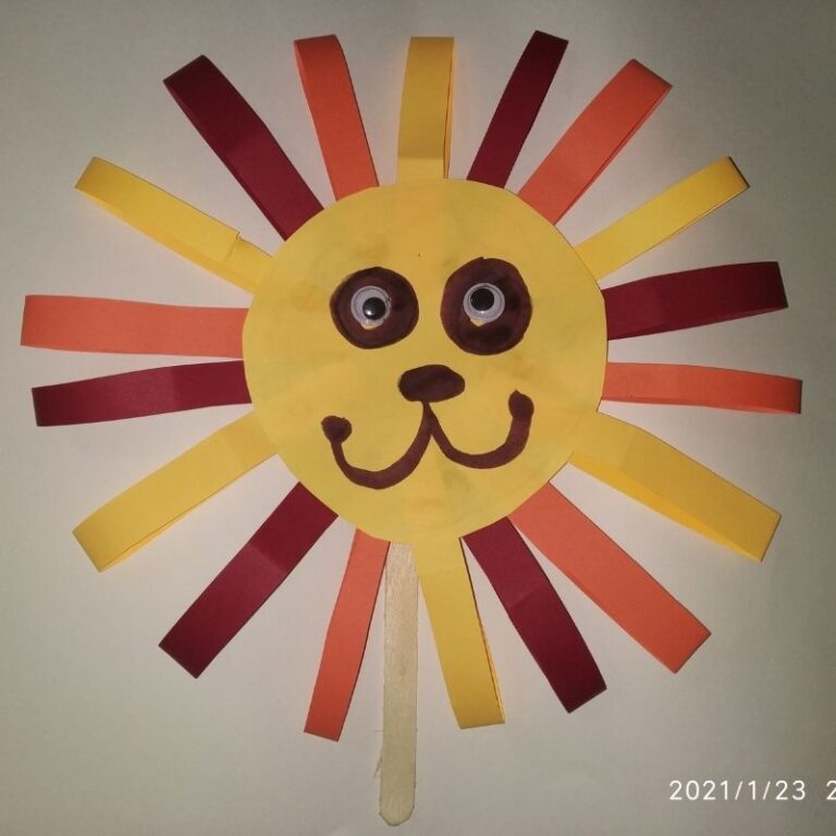 Paper Lion Hand Puppet Craft | SchoolMyKids