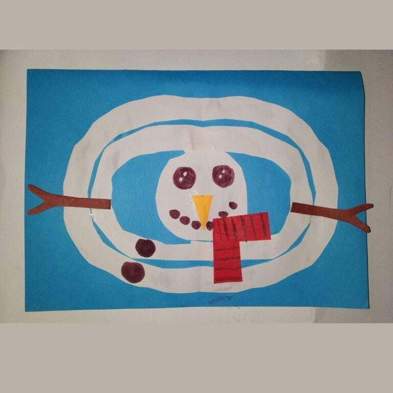 Melted Snowman Paper Craft | SchoolMyKids