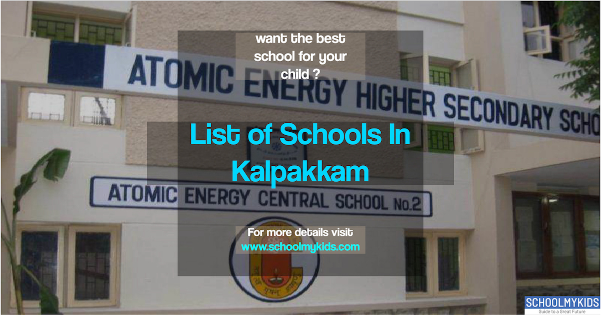 Top 5 Best Schools in Kalpakkam 2025 | Ranking, Reviews, Fees, Admission