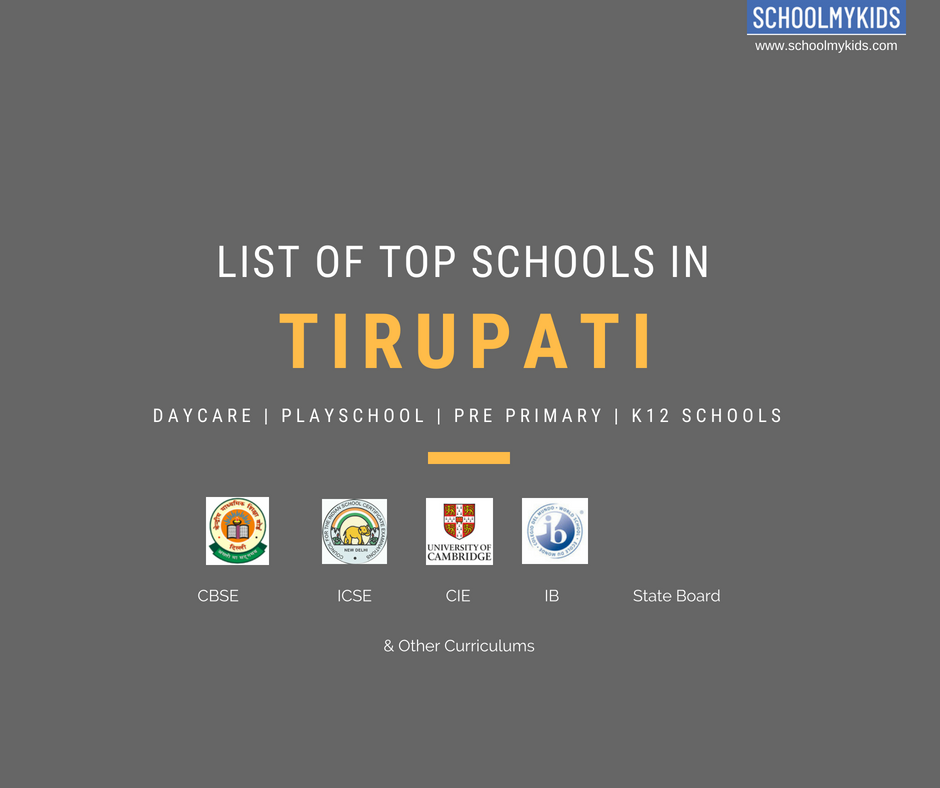 Top 10 Best Schools in Tirupati 2025 | Ranking, Reviews, Fees, Admission